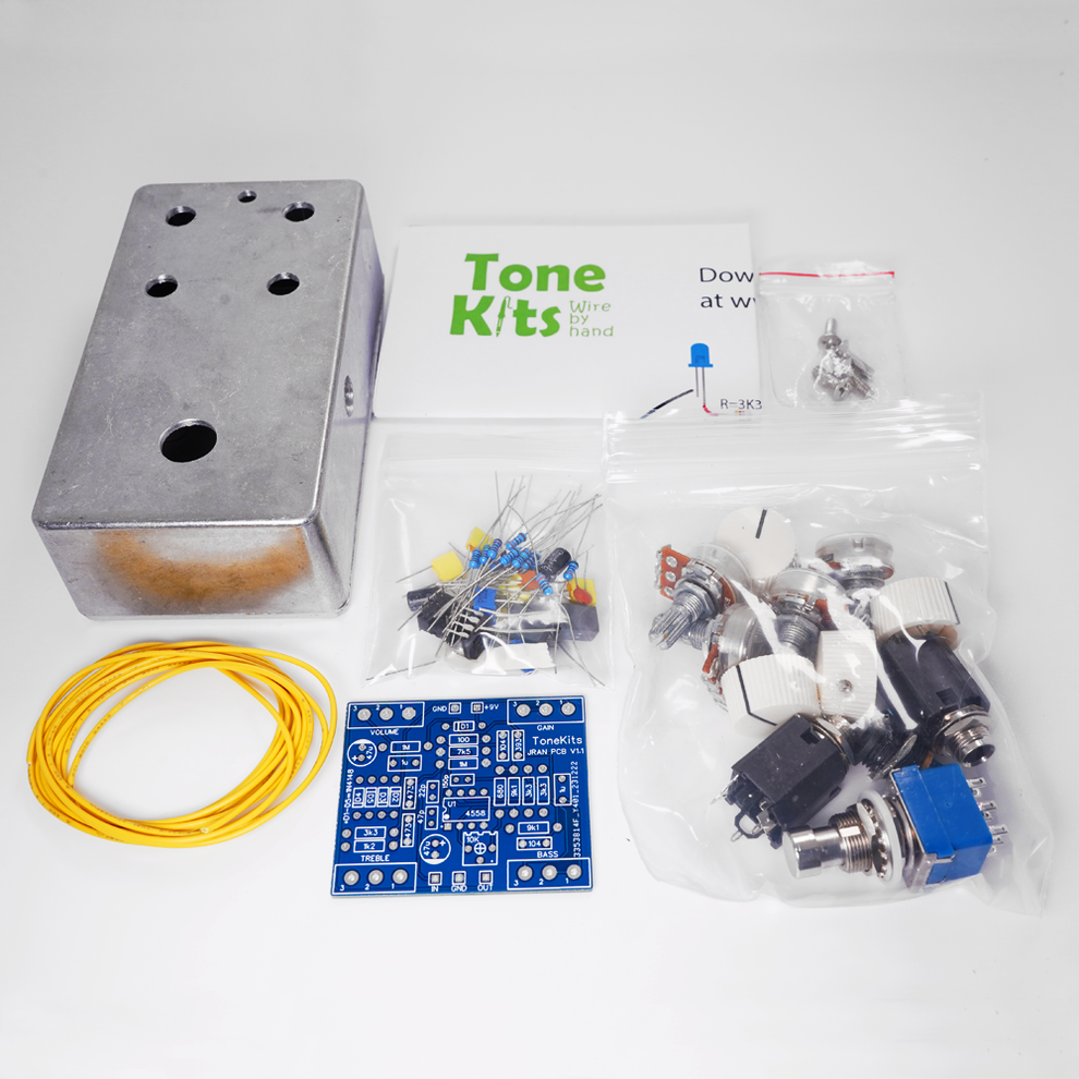 Pedal Tank Jran Overdrive Kit / オーバードライブ エフェクター 自作キット – NINEVOLT